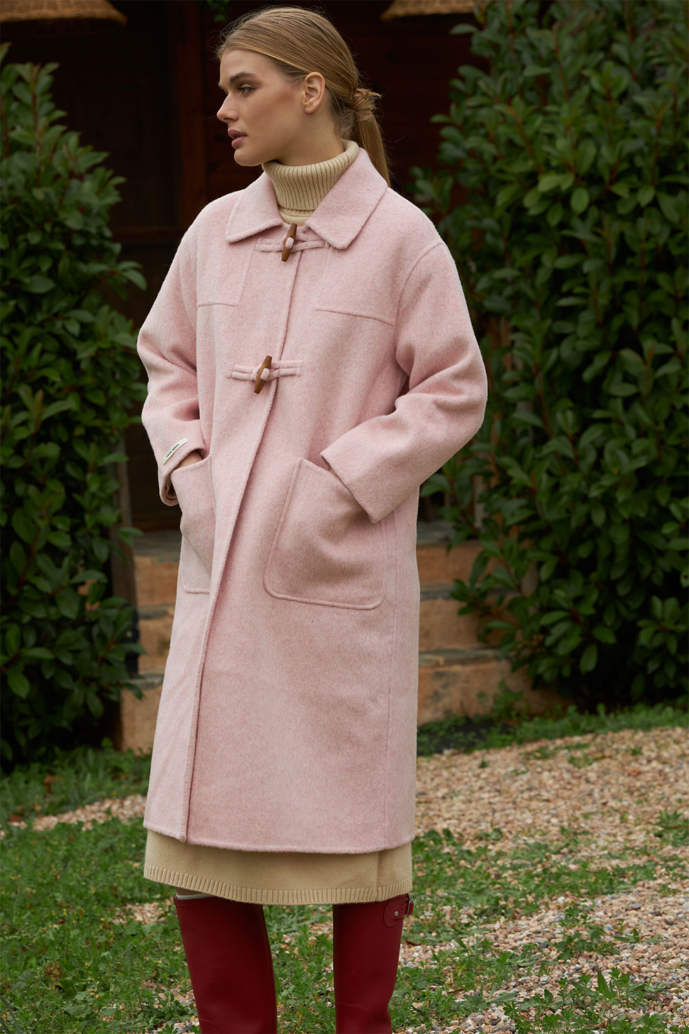 Bianca Pink Coat - BIA-21 | Cristina Beautiful Life